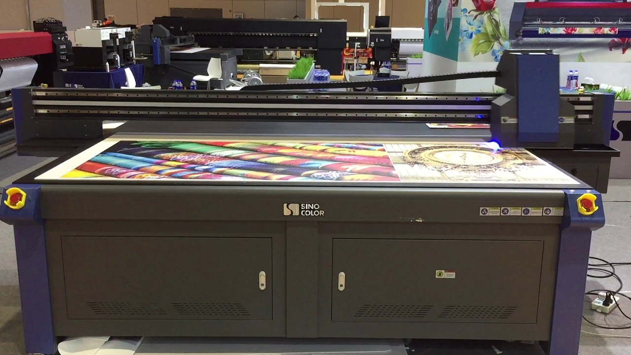 SinoColor FB-2513 UV flatbed printer -----board, metal, wood, glass ...