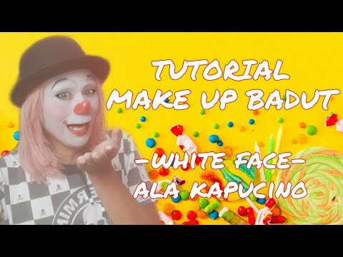 Tutorial make up badut - YouTube