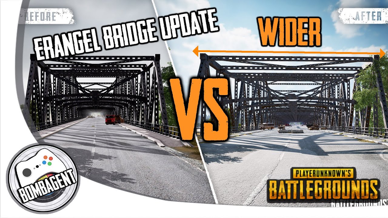 PUBG Erangel Bridge Update | Old VS New Bridge | SEASON 11 | Patch 11.2 ...