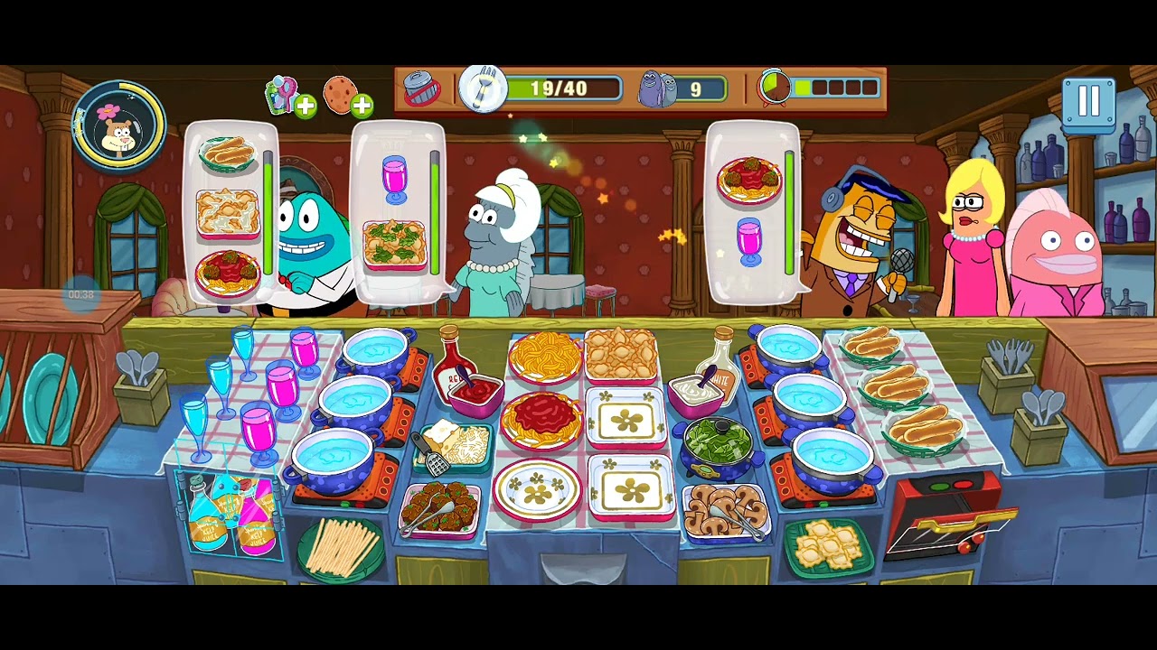 SpongeBob: Krusty Cook-Off - Pasta La Vista (Level 58/120) - YouTube