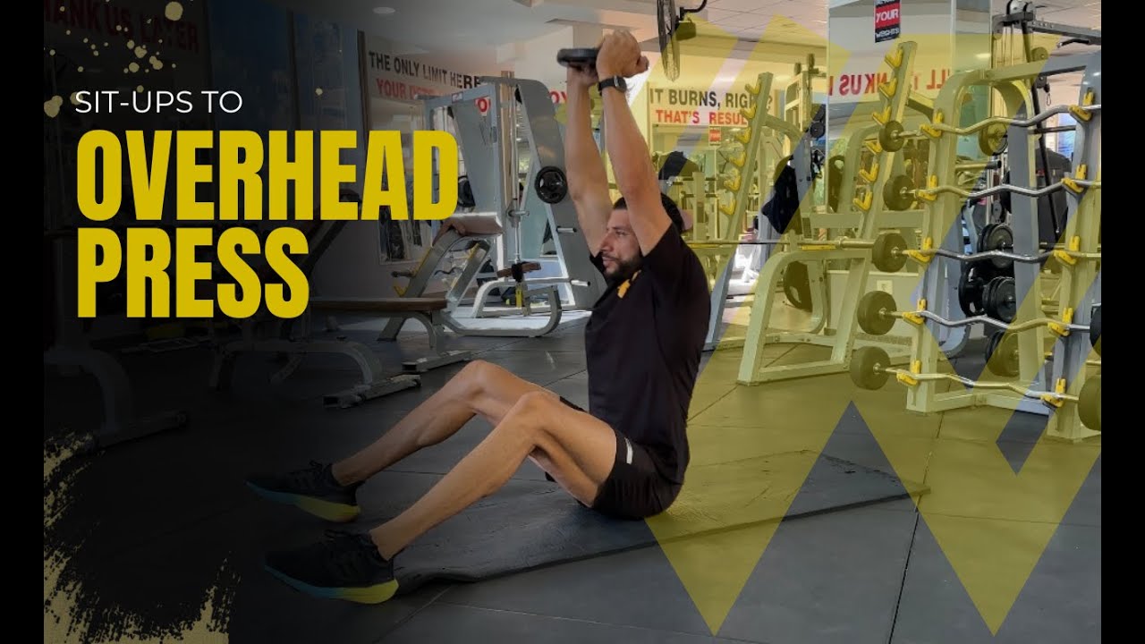 Sit-Ups to Overhead Press | Core and Shoulder Power Combo! 💪 - YouTube