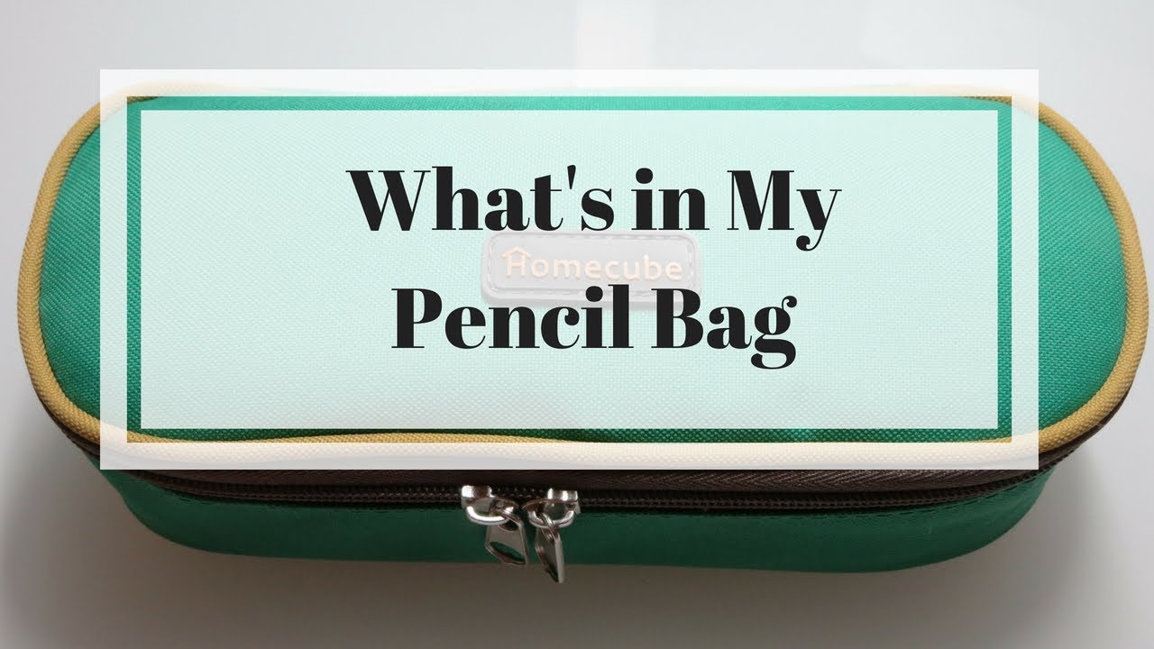 What's in My Pencil Case/Bag | Grad School/College/University - YouTube