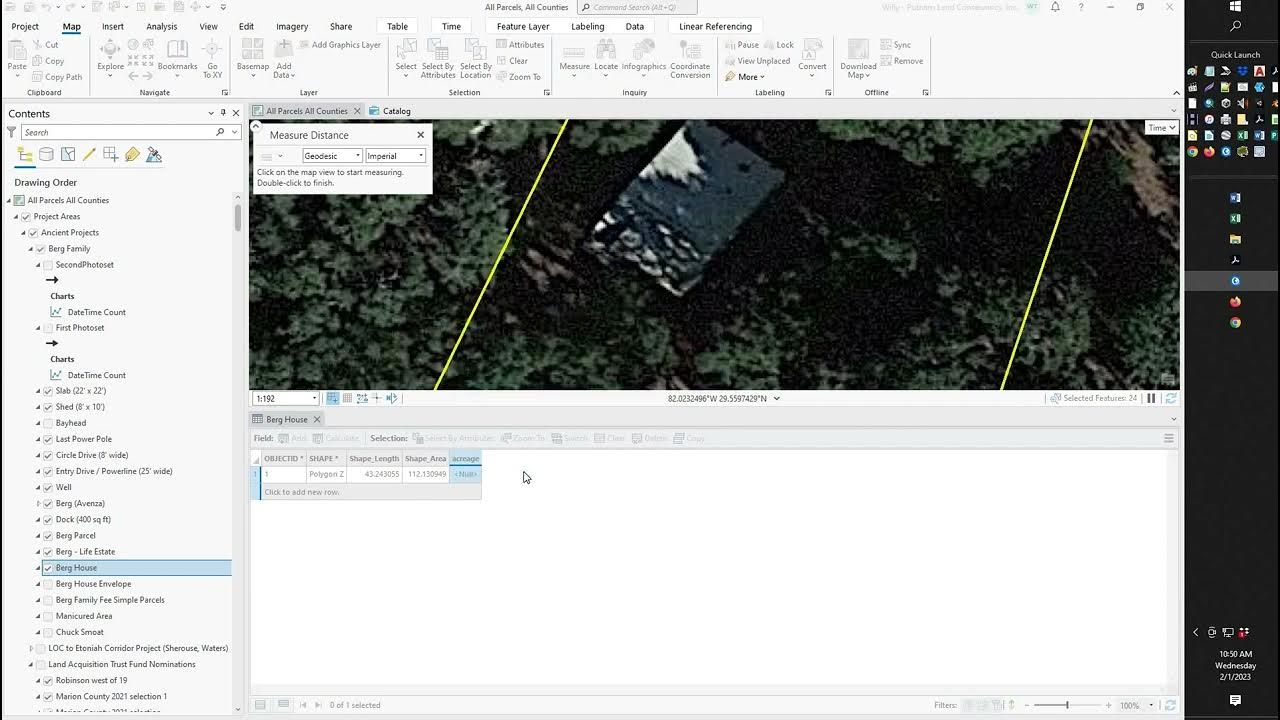Arcgis Pro Calculating Acreage Adding Fields In Attribute Table Youtube