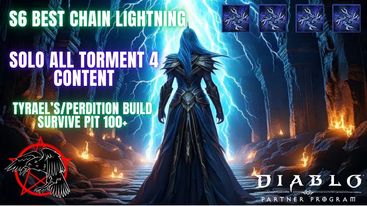 Season 6 NEW Chain Lightning Build - High Pit Clear - Easy Torment 4 ...