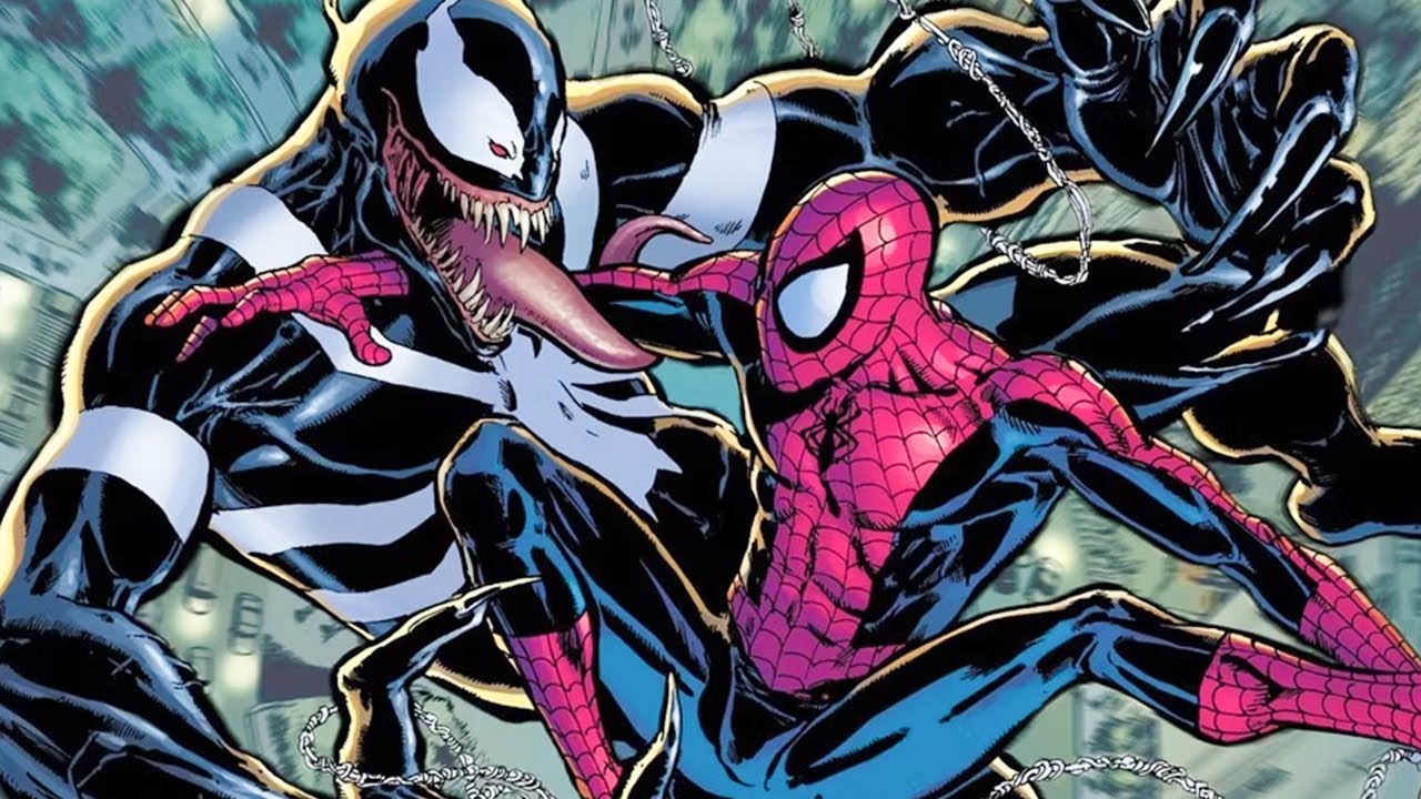 Ultimate Spiderman fights Venom - YouTube