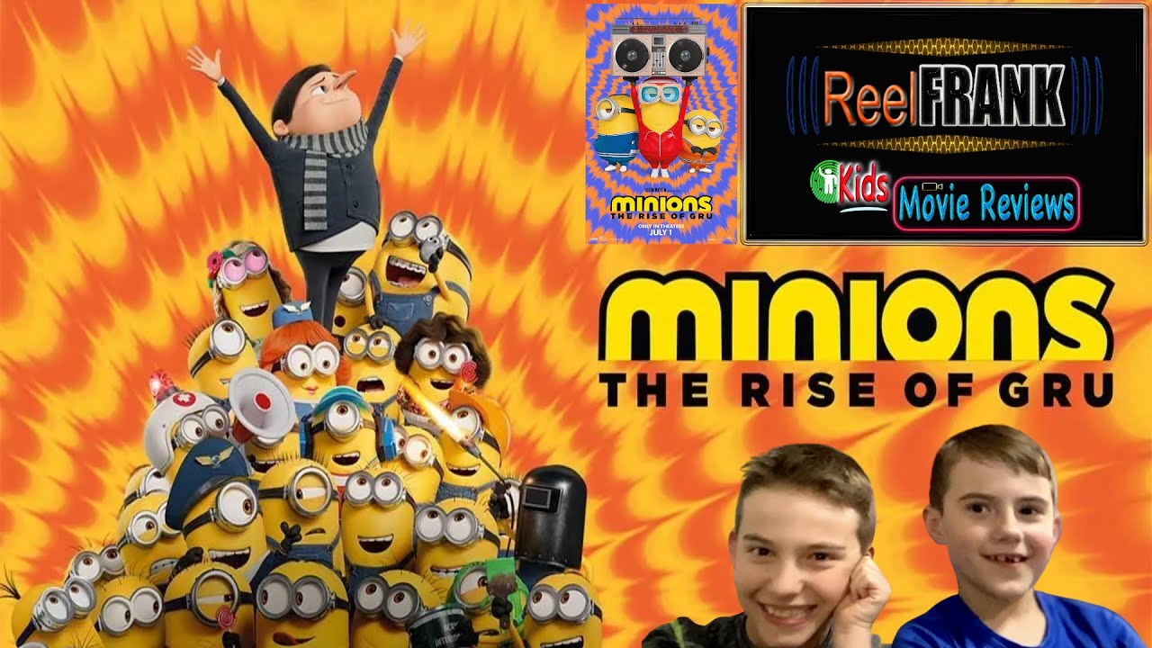 Minions: The Rise of Gru - Kids Movie Review | By Kids For Kids - YouTube