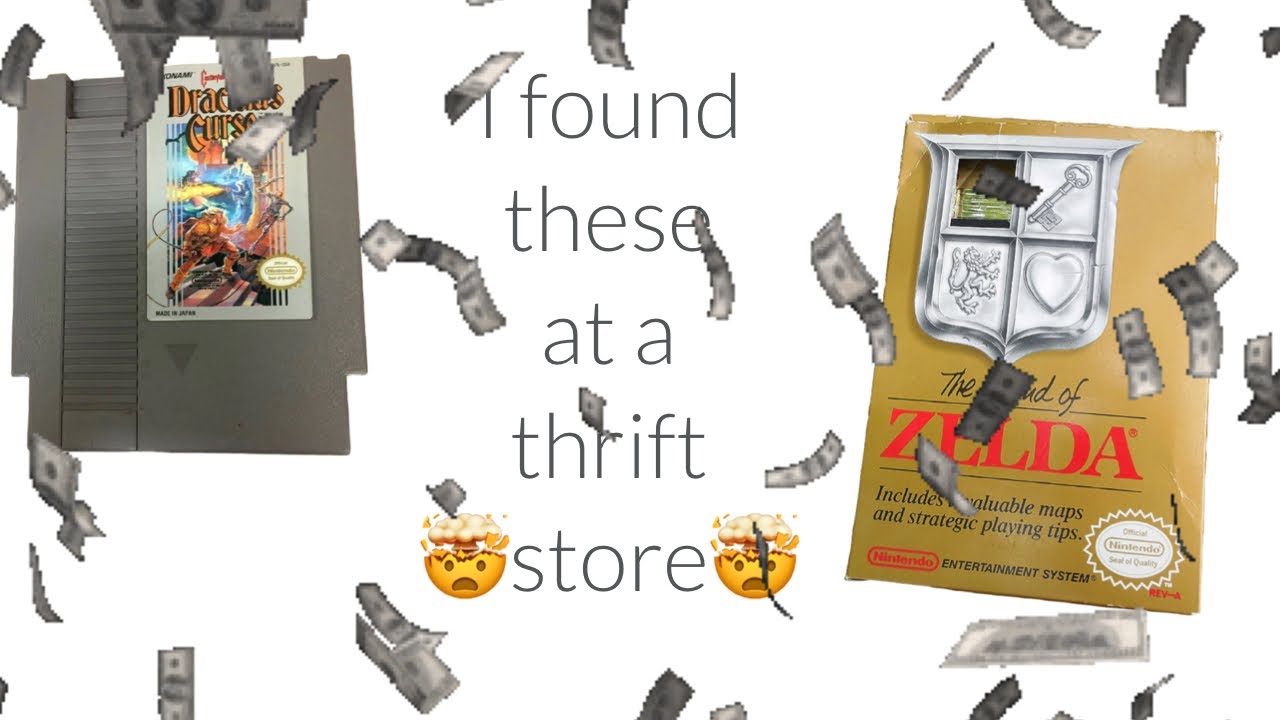 Big Videogame Haul at thrift store. Rare games have been found. 🤯 - YouTube