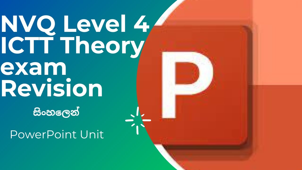 PowerPoint Presentation | Revision Video NVQ Level 4 Exam - YouTube