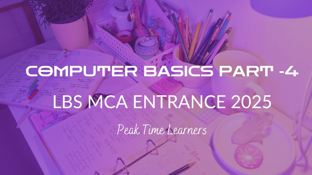 computer memory memory organization, back-up devices for lbs mca entrance computer basics part 4 ...