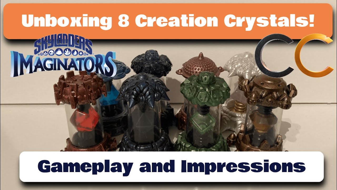 Unboxing 8 Creation Crystals - Gameplay and Impressions - Skylanders ...