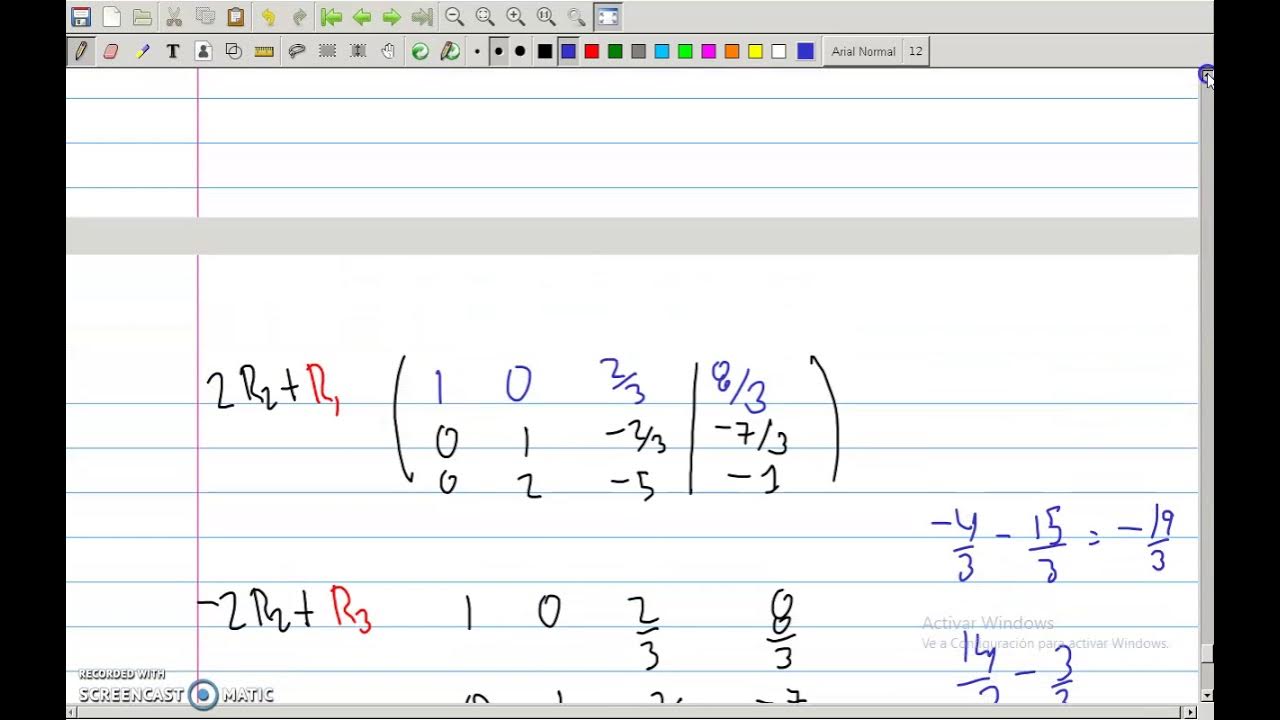 Gauss Jordan Clase 5: Solución de Sistemas 3x3 - YouTube