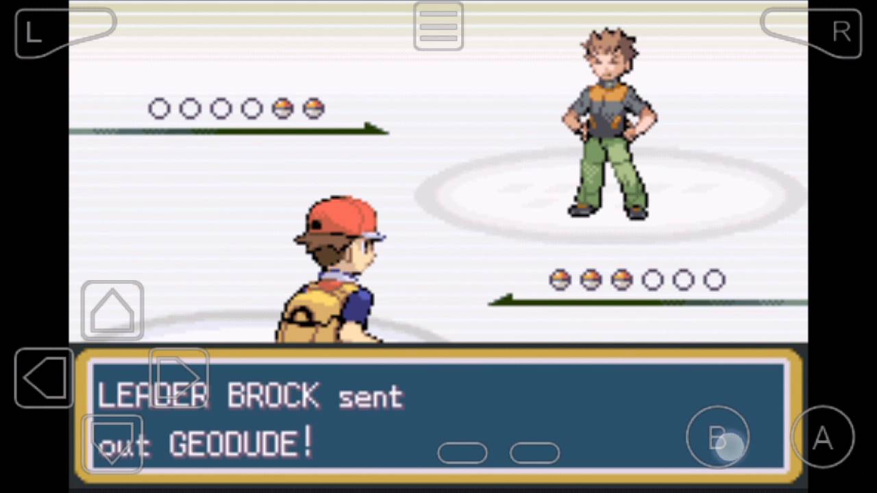 Pokemon Fire Red Part #02 | Gym Leader Brock - YouTube