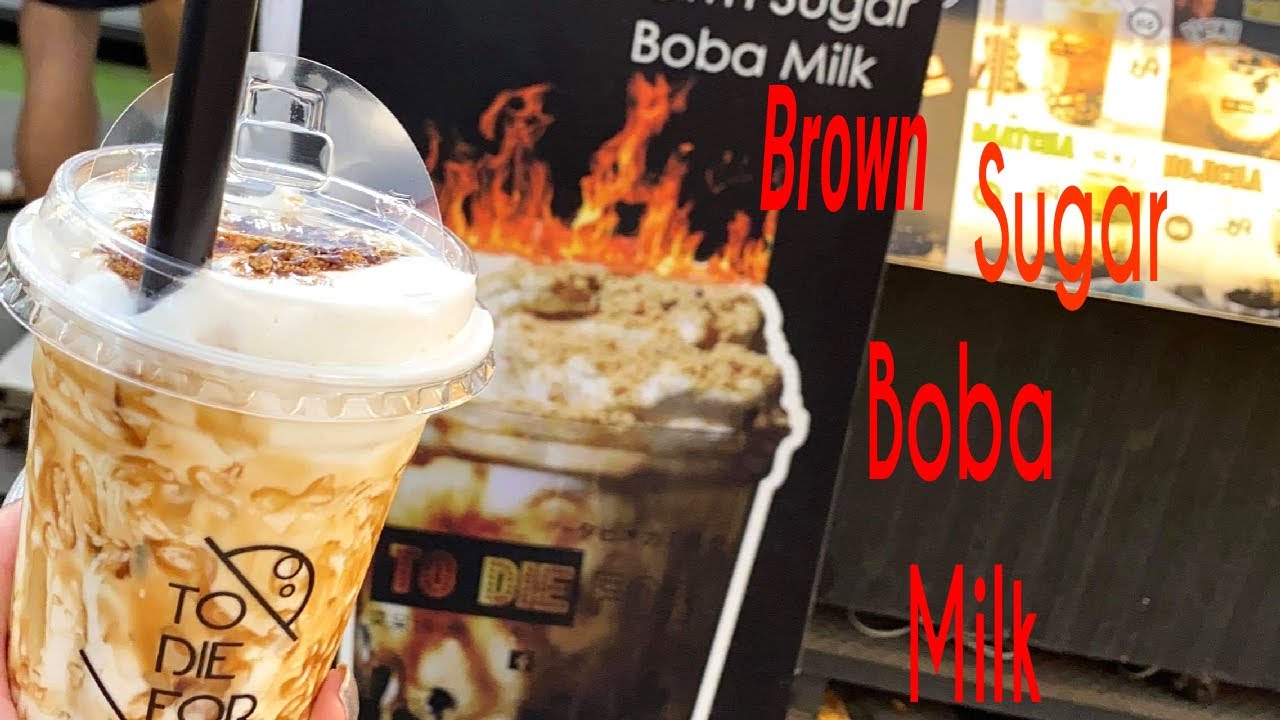 Cream Brulee Brown Sugar Boba Milk - Tila Food N Travel ️ - YouTube