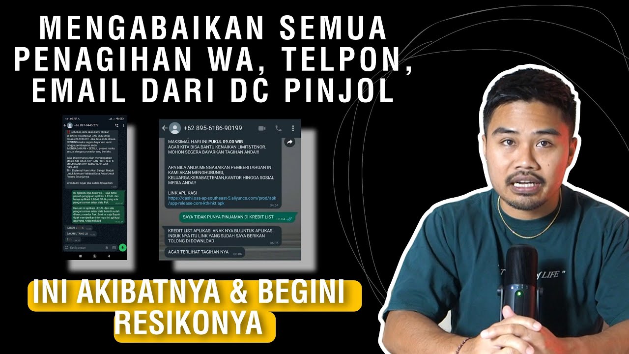 Mengabaikan Semua Penagihan WA, Telpon, Email Dari DC Pinjol!! Ini ...