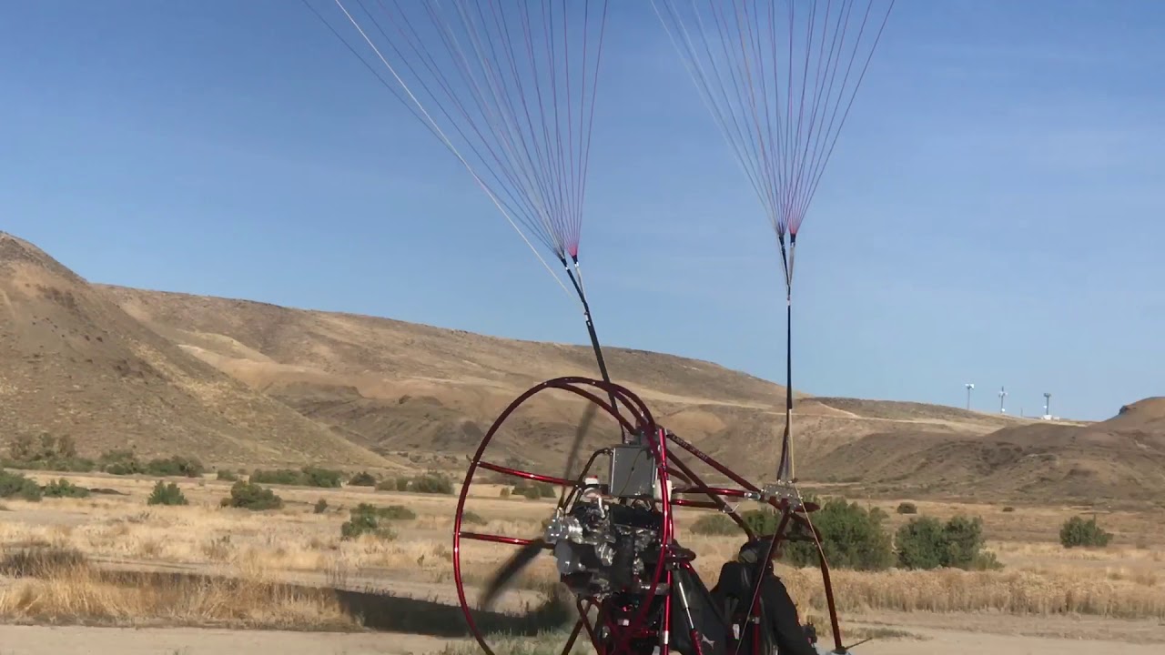 Powered Parachute Flying Delta 2020 - YouTube