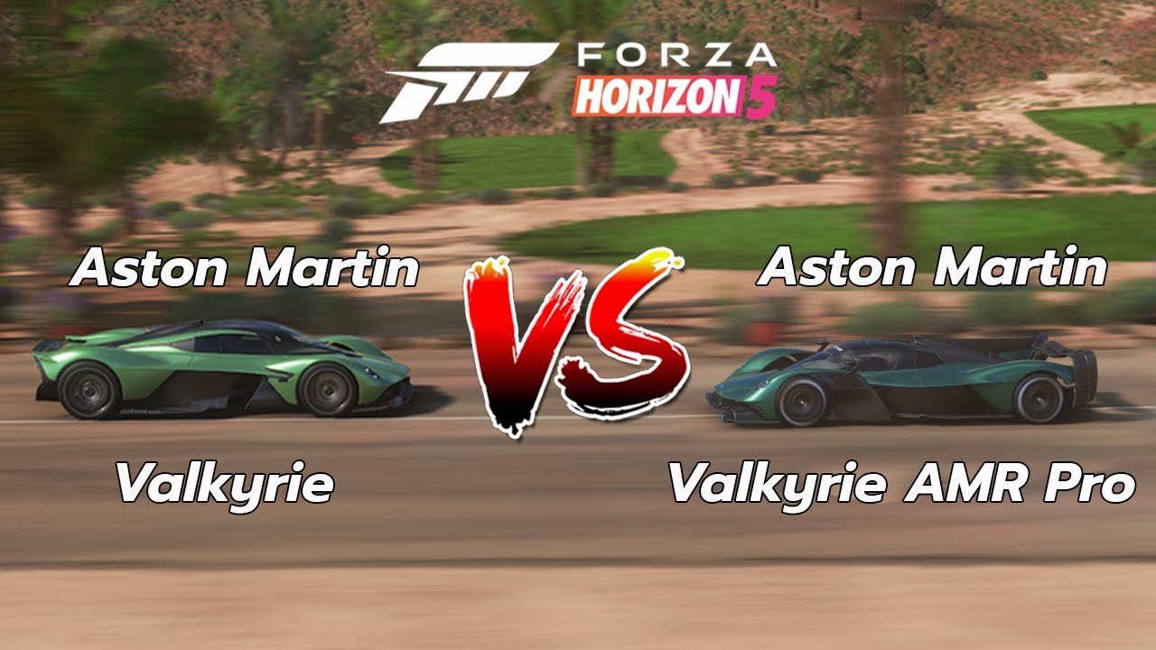 AM Valkyrie vs. AM Valkyrie AMR Pro in Forza Horizon 5 | Xbox Wireless ...