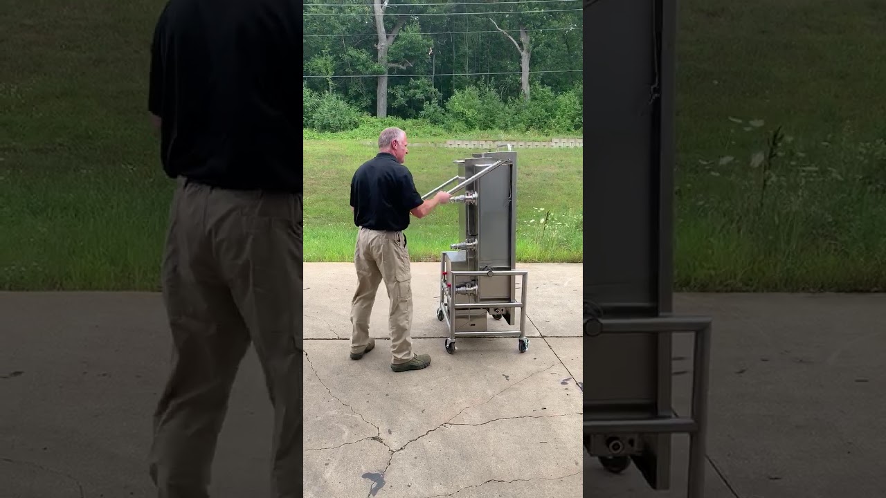 Babington Technology Tilting Field Sanitation Unit (T-FSU) - YouTube