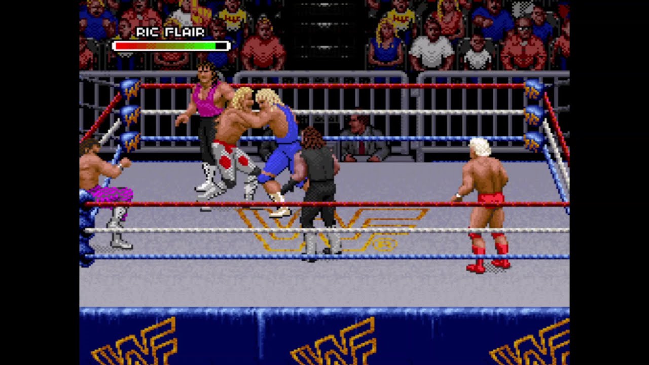 WWF Royal Rumble SNES 1993 Full Match Ep3 - Ric Flair - YouTube