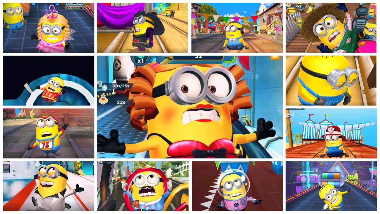 40 Funny Fails and Moments Minion Rush - YouTube