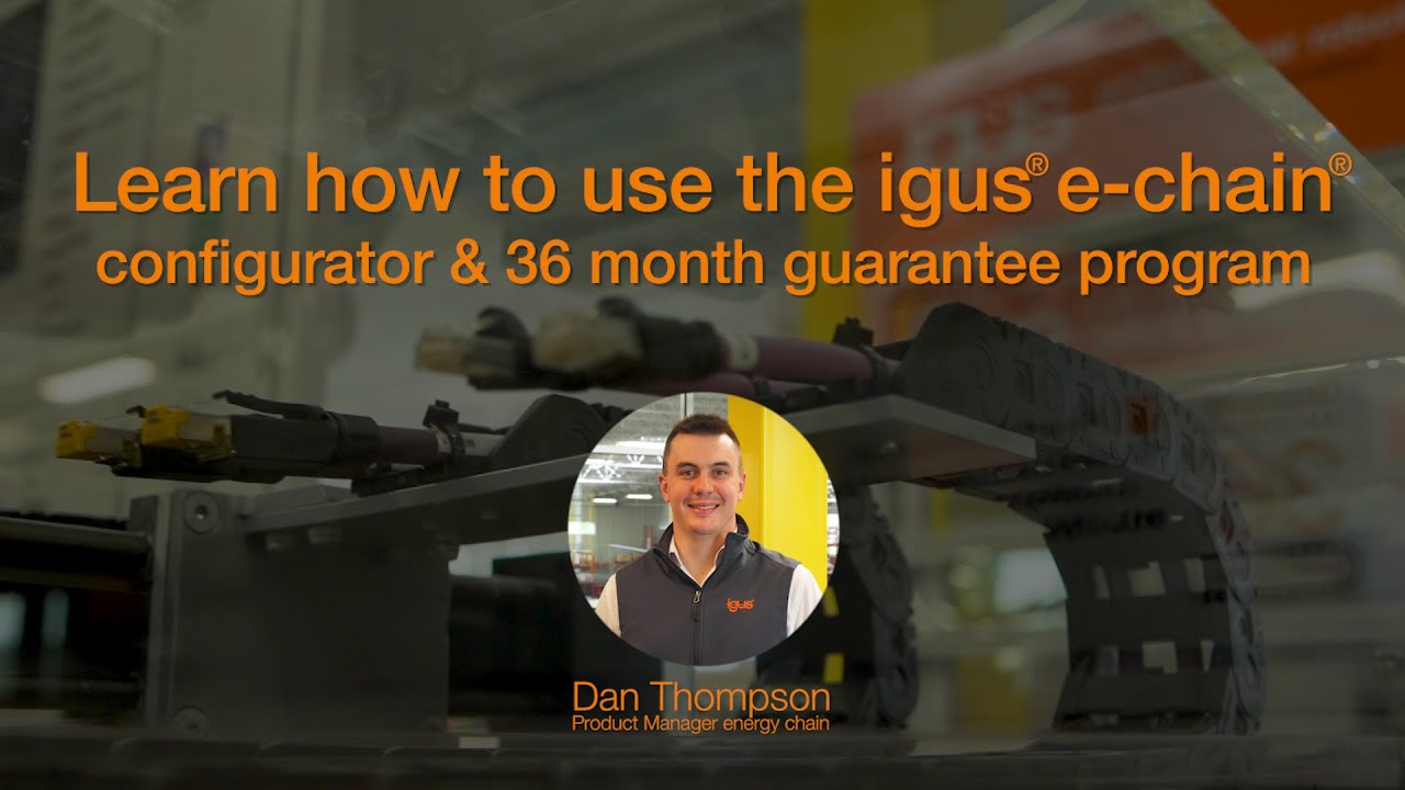 Learn how to use the igus® e-chain® Configurator - YouTube