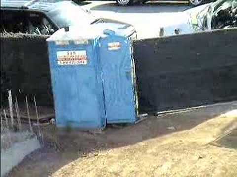 How they clean a port-o-potty - YouTube