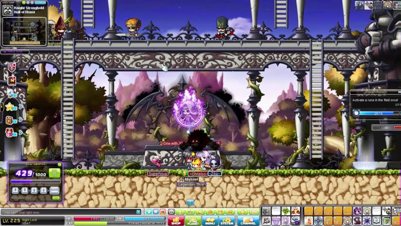 Gms Maplestory - Level 2 Cygnus soul skill - YouTube