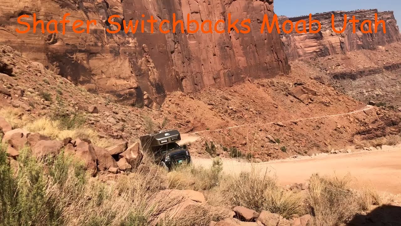 EarthRoamers checking out the Shafer Switchbacks trail in Moab Utah ...