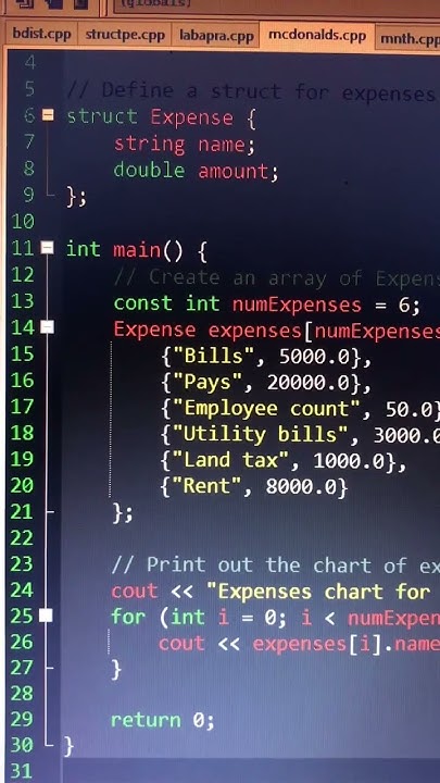 bill expense c++ #coders #codingninja #codinglife #codelife #codemasters #coding #code #coders # ...