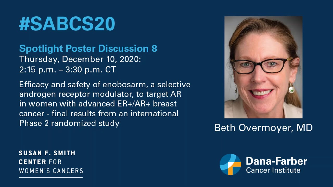 Dana-Farber Cancer Institute | Beth Overmoyer, MD, at SABCS 2020 - YouTube