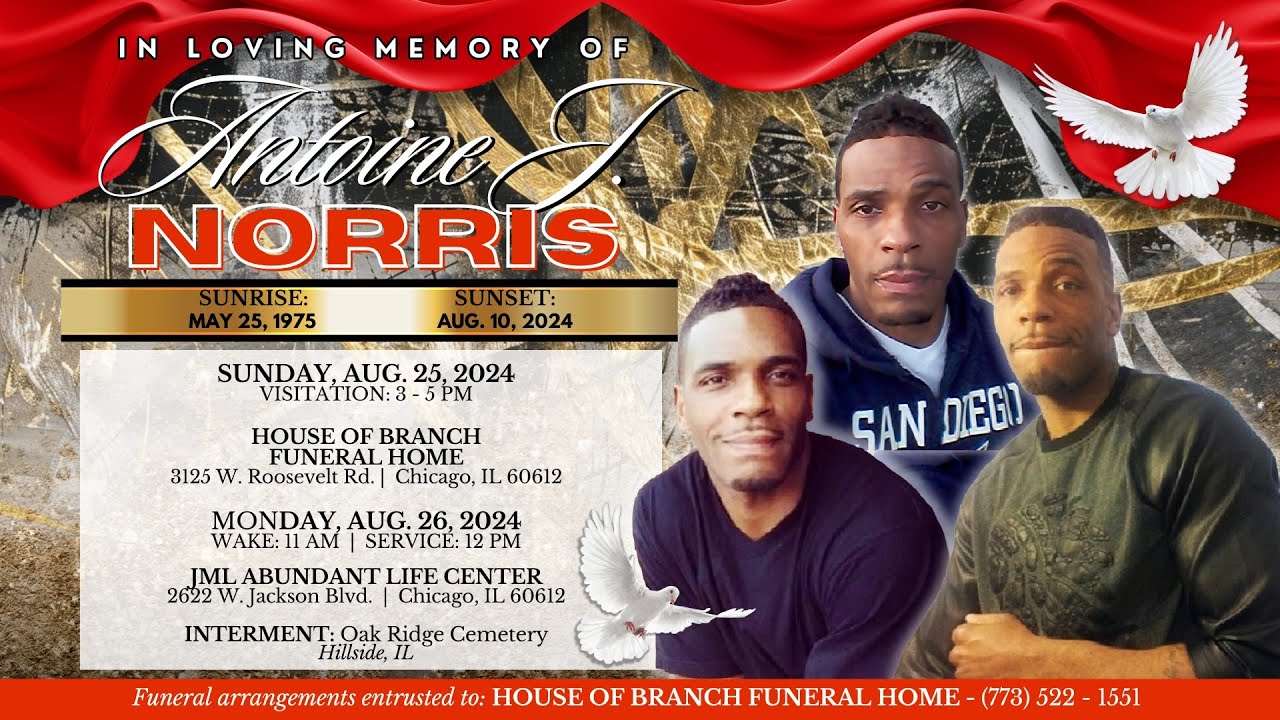 Mr. Antoine Junior Norris Celebration of Life Live Stream - YouTube