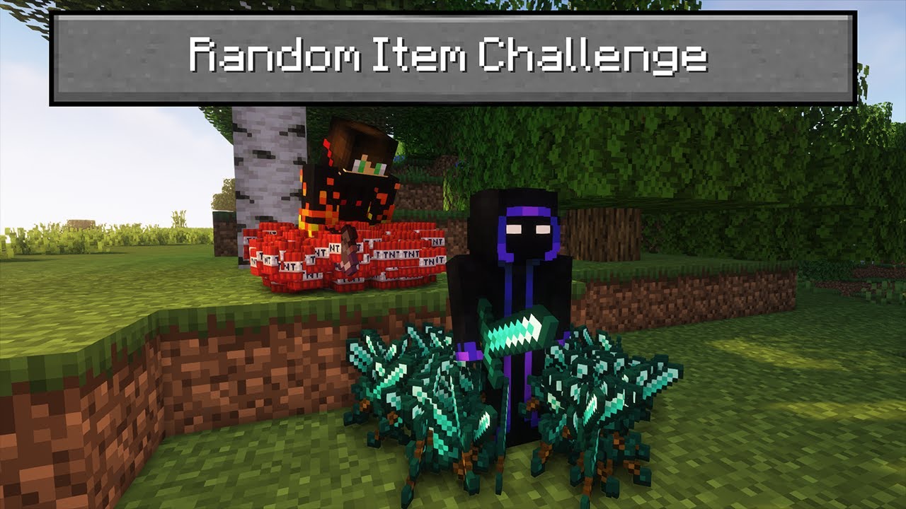 Minecraft Random Item Challenge... - YouTube