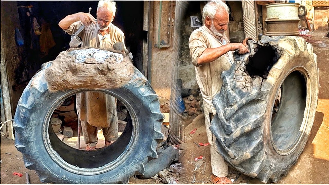A Complementary Method Repairing Big Tractor Tire Using Aluminium Mold ...