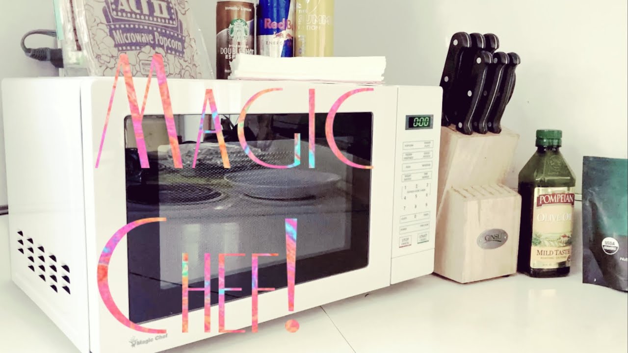 In Hand Review of Magic Chef Countertop Small Microwave Oven - YouTube