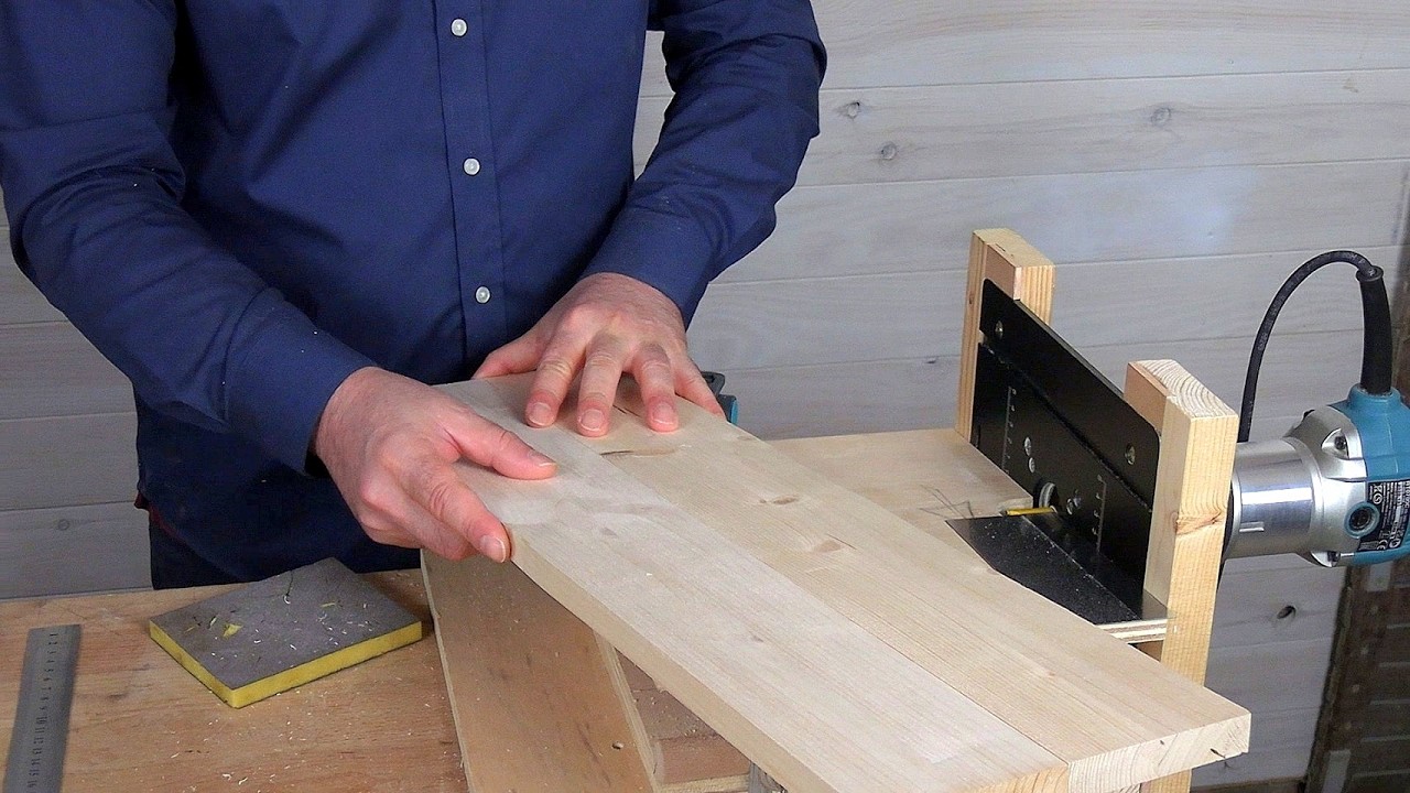 Prototype that works : Homemade Benchtop Jointer - YouTube