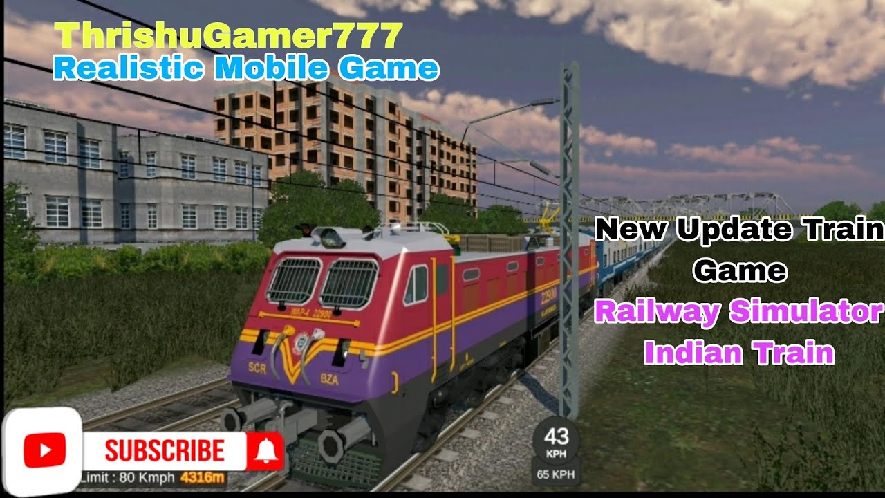 New Update Game Railway Simulator Indian Train || Realistic Mobile Game ...