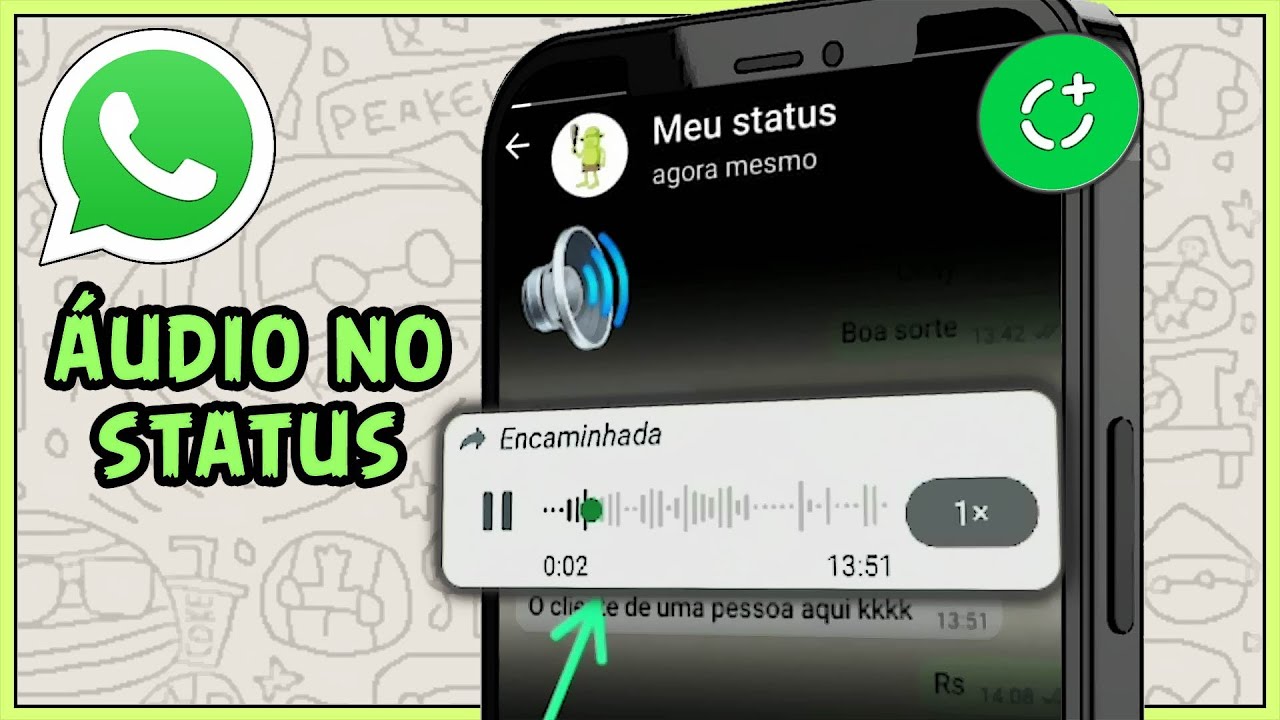 Como Colocar Áudio no Status do Whatsapp - YouTube