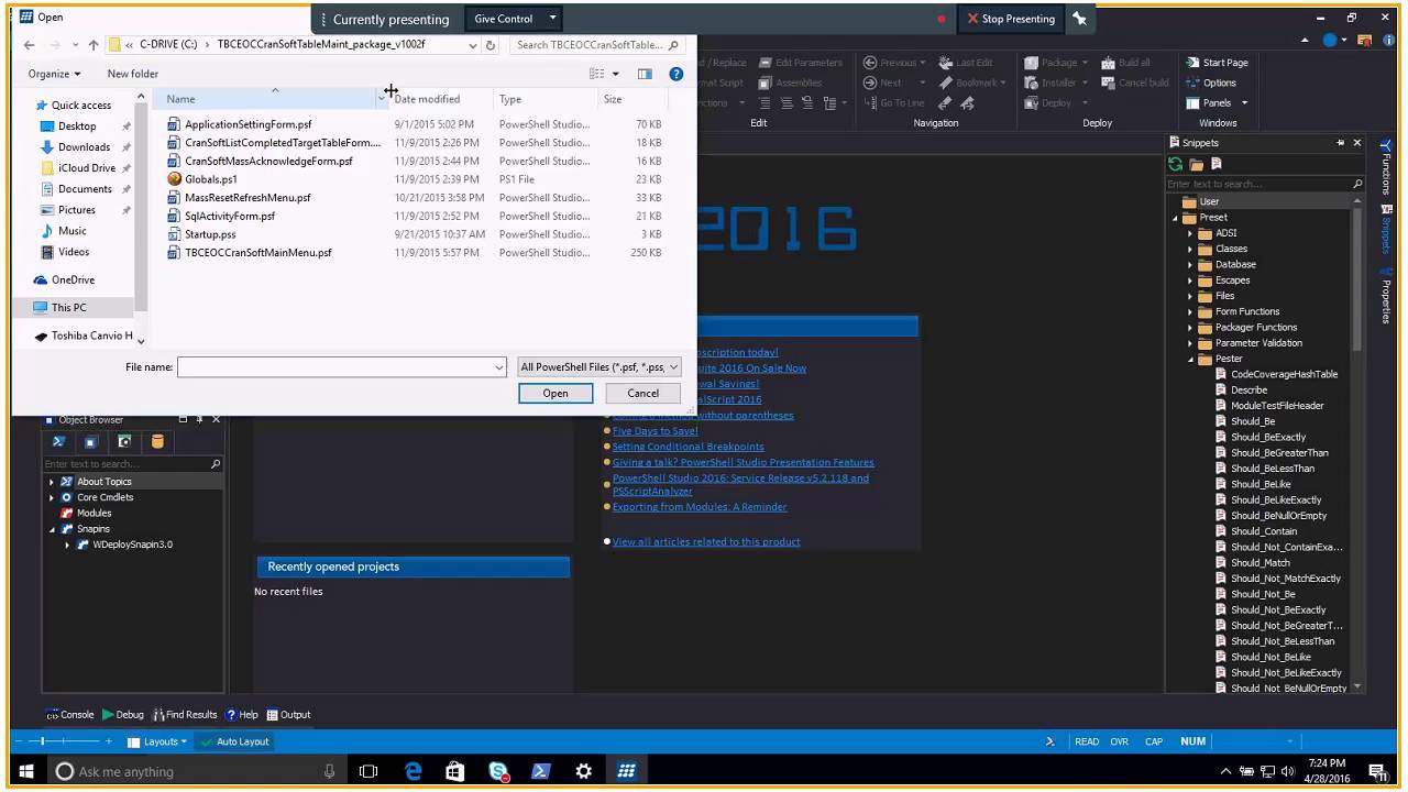 Florida Powershell User Group Monthly Thursday April 28 2016 Youtube