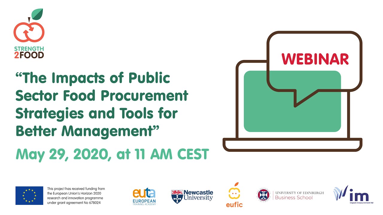 Strength2Food Webinar on Public Sector Food Procurement and Tools for ...