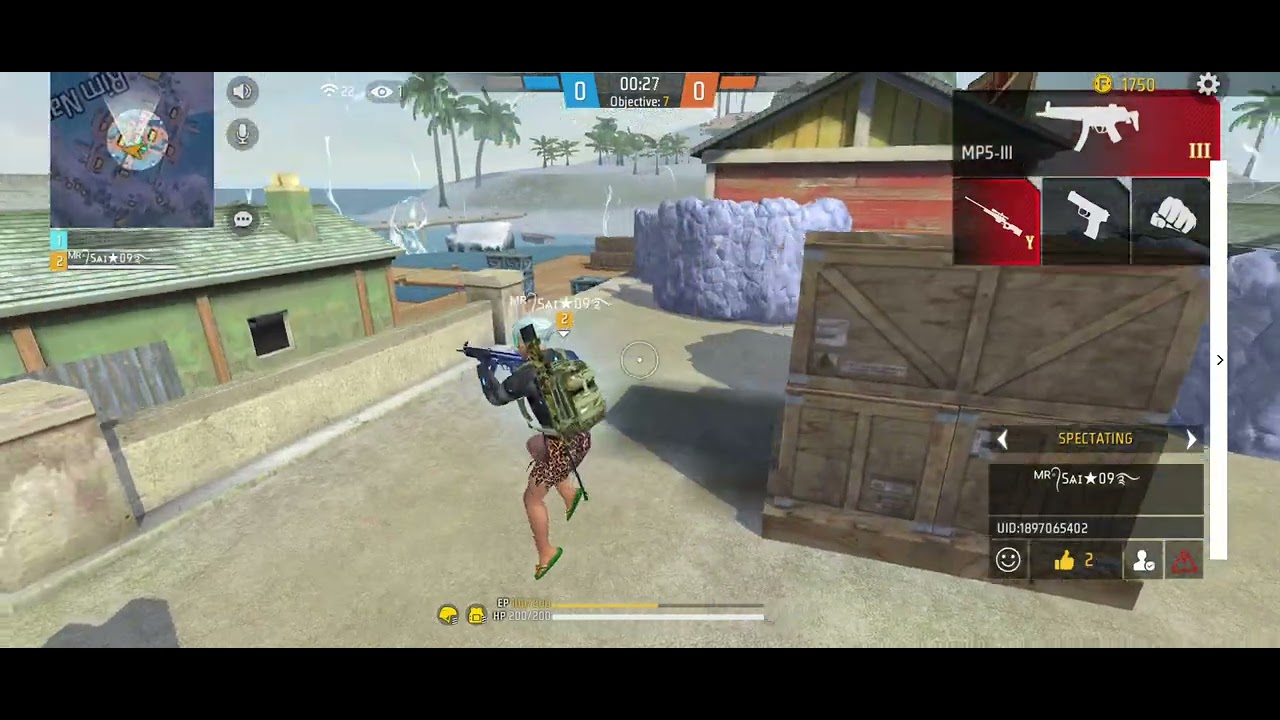 game play Mr sai garena free fire game play with sai - YouTube