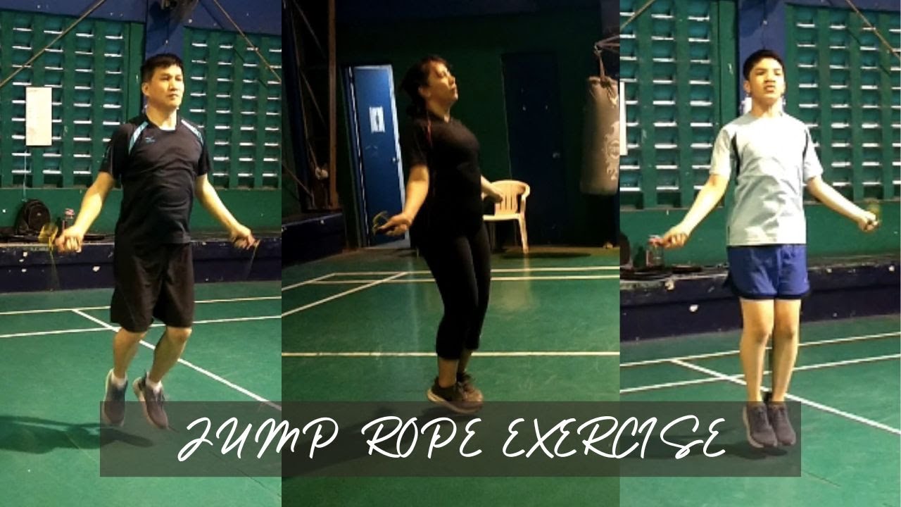 JUMP ROPE Exercise @Winzone Badminton Courts,Tarlac City,Tarlac - YouTube