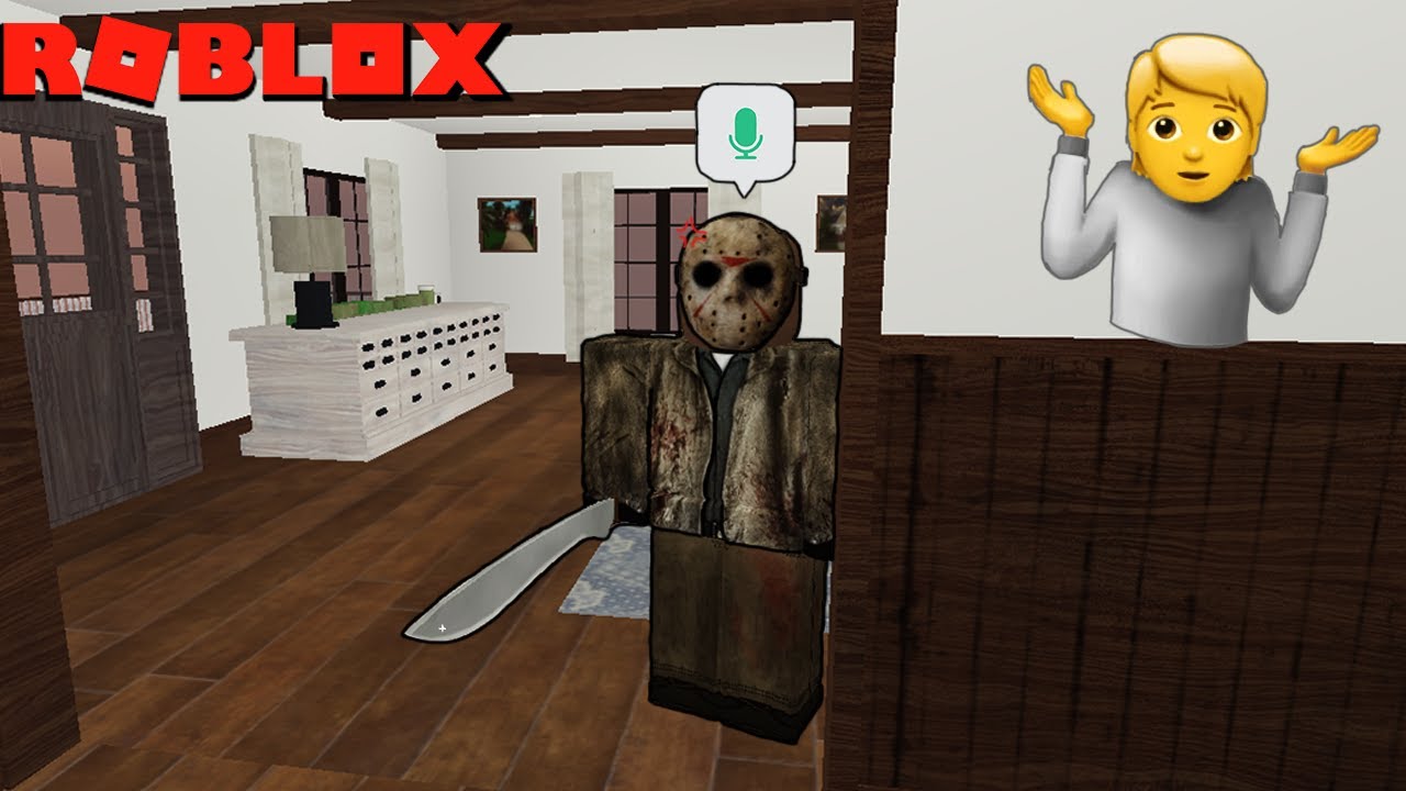Jason Voorhees in Roblox VC - Roblox Neighbors - YouTube