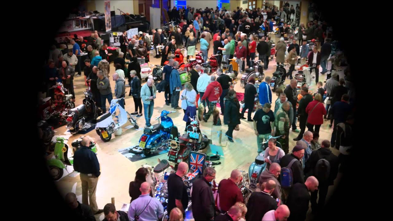 Bridlington scooter rally 2014 - YouTube