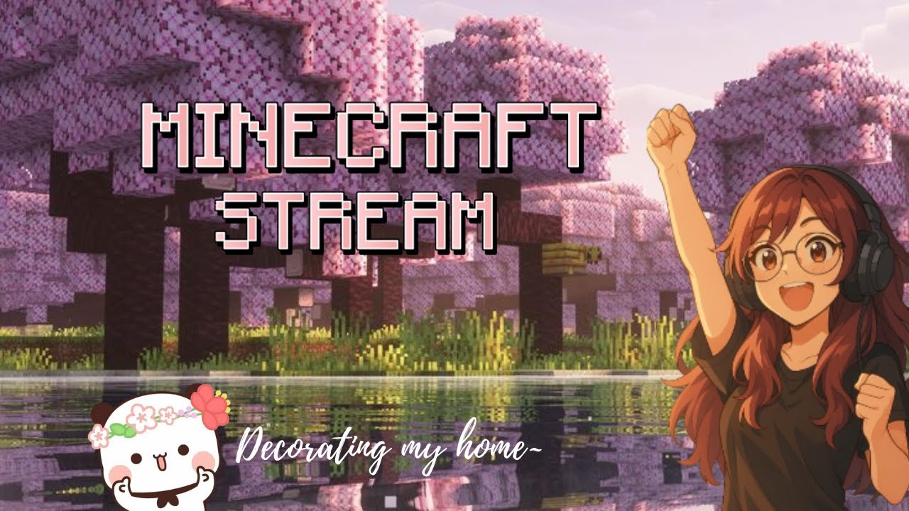 🍒 Decorating and Gossiping in Minecraft | Chill Stream 🍒 - YouTube