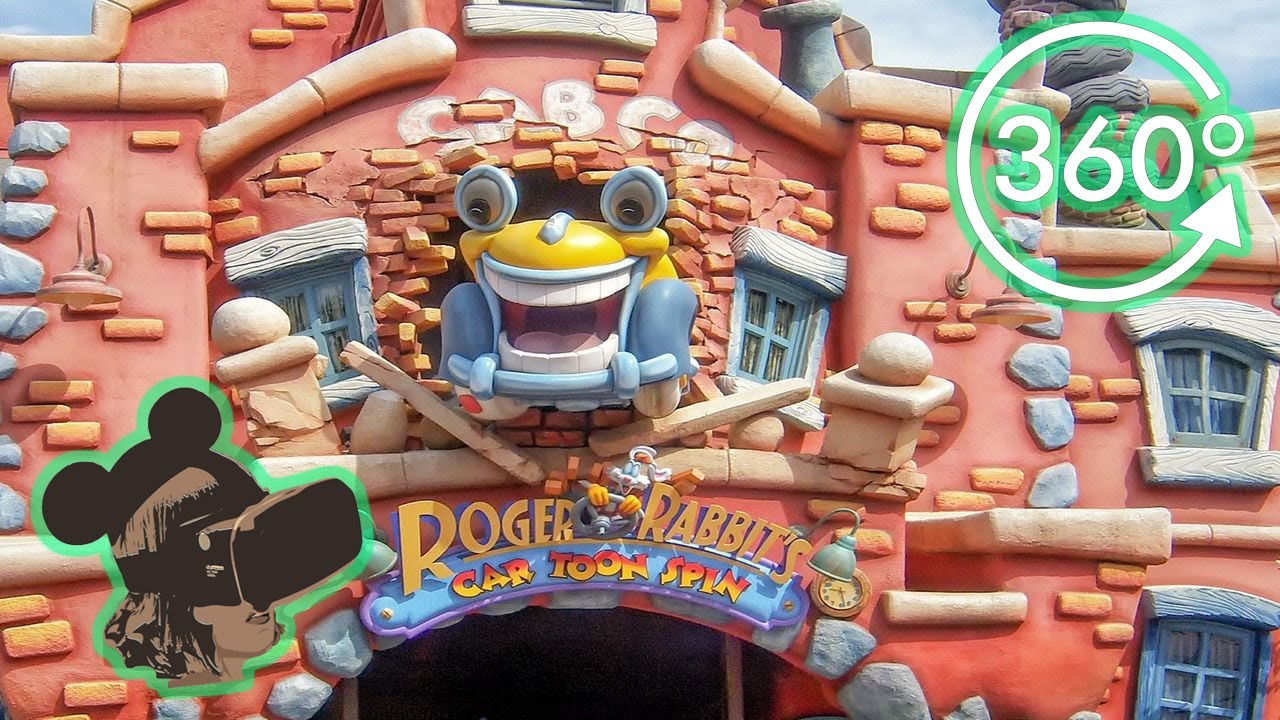 360º Ride on Roger Rabbit's Car Toon Spin at Disneyland - YouTube