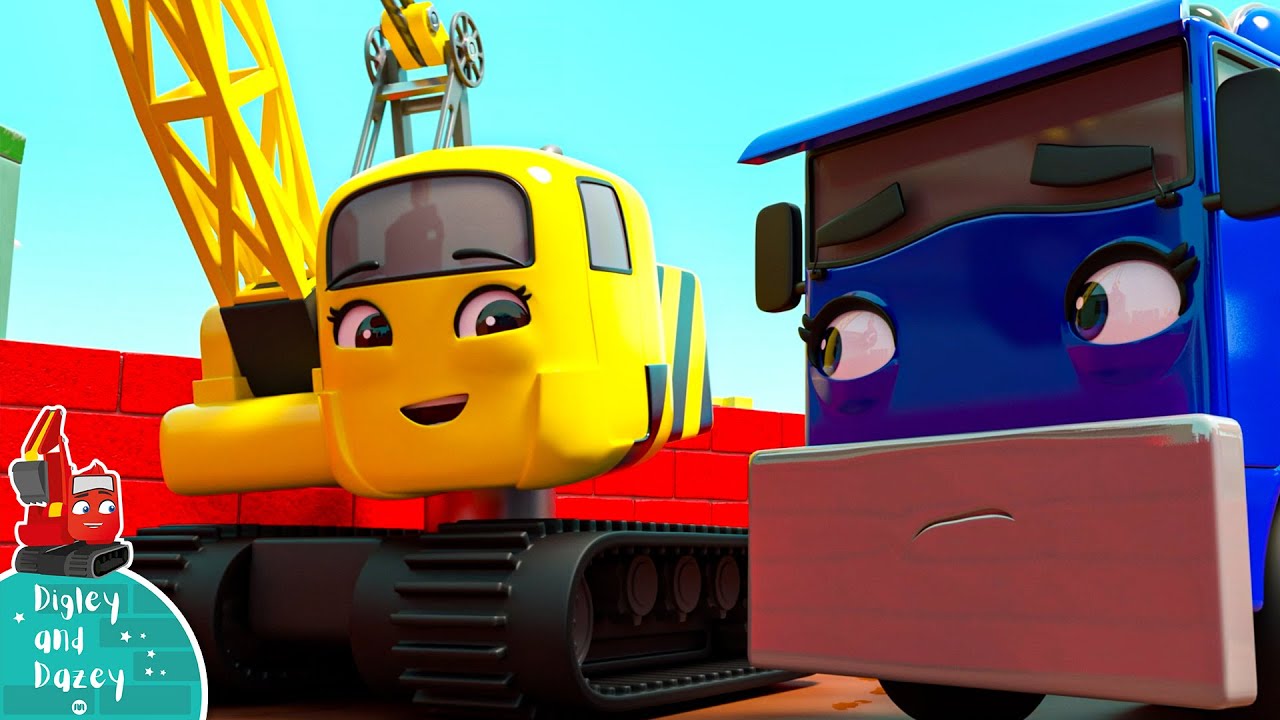 Work Together As A TEAM!! - Digley and Dazey | Construction Cartoons ...