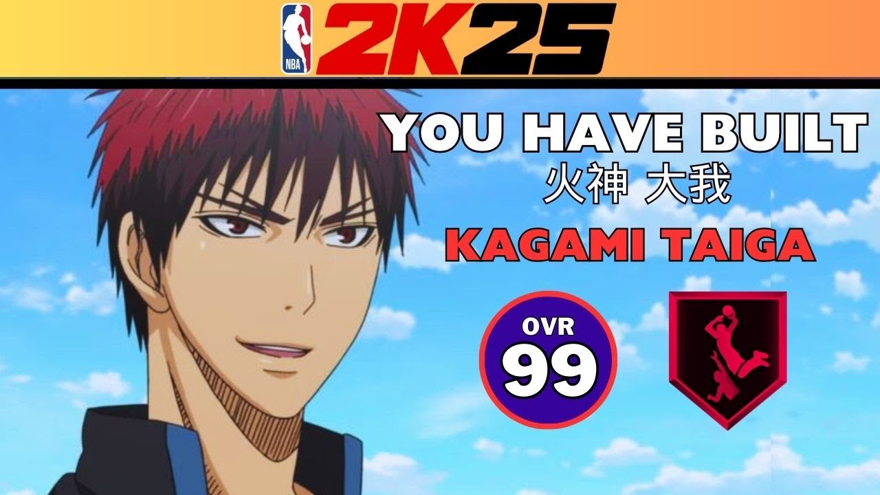 BEST DUNKING BUILD?? | NBA 2K25 KAGAMI TAIGA BUILD | KUROKO NO BASKET 2K25 - YouTube