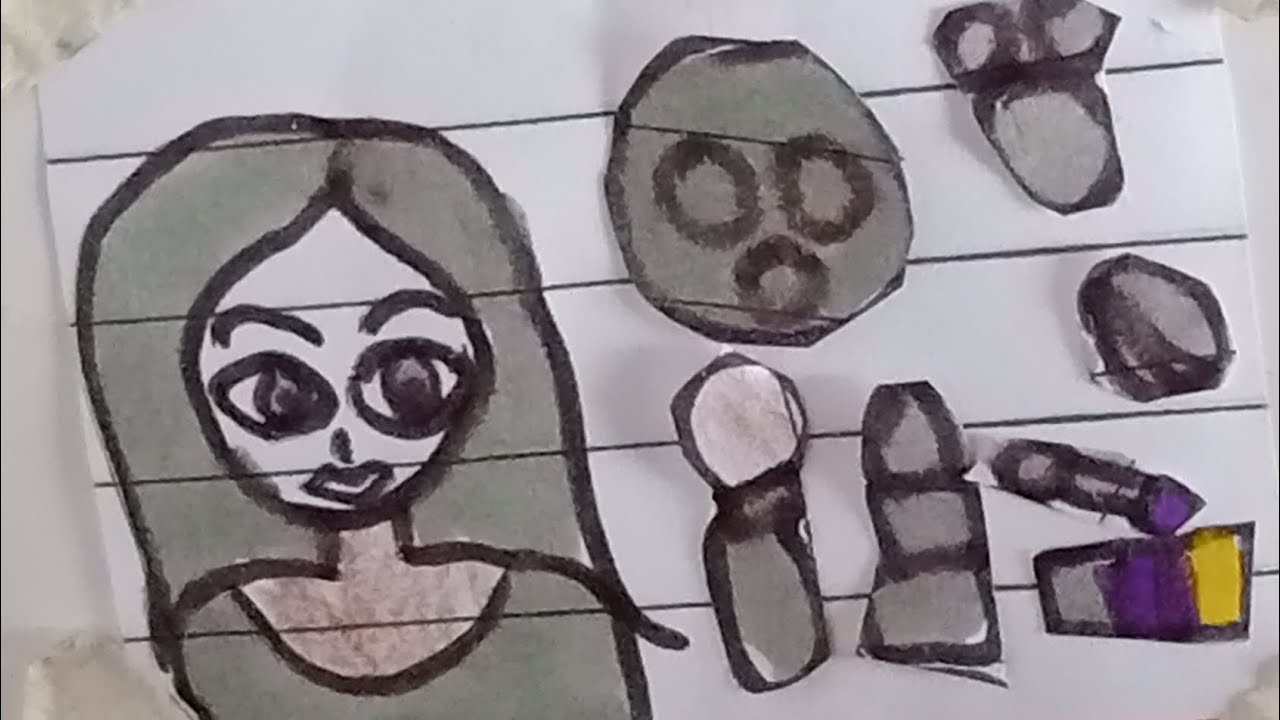 😍 Paper Doll Skin Care 😱| With Tutorial | How to make Paper Doll | # ...