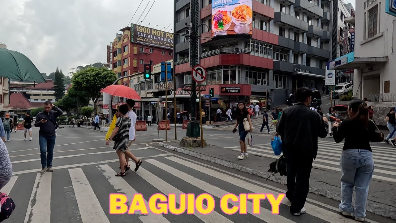 Sunday Stroll Along Session Road on a Cloudy Afternoon April 28, 2024 ...