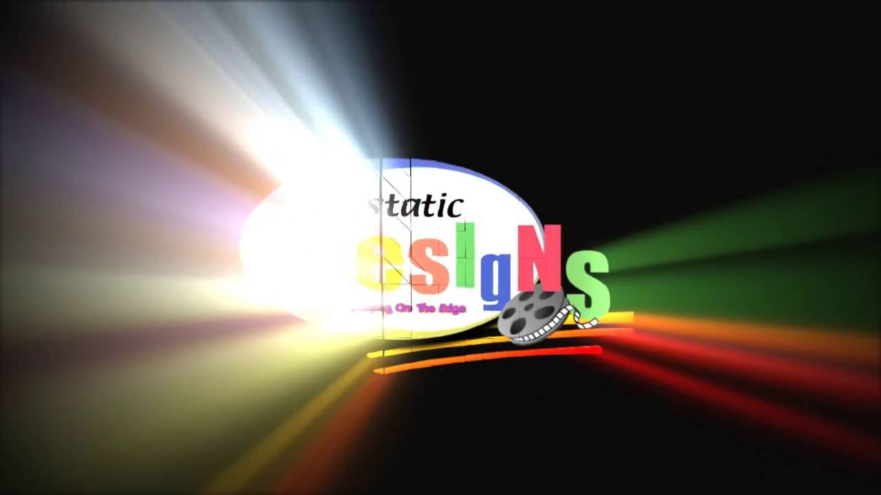 Estatic design intro black logo wind - YouTube