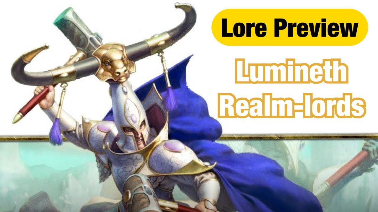 Lore Preview - Lumineth Realm-lords - YouTube